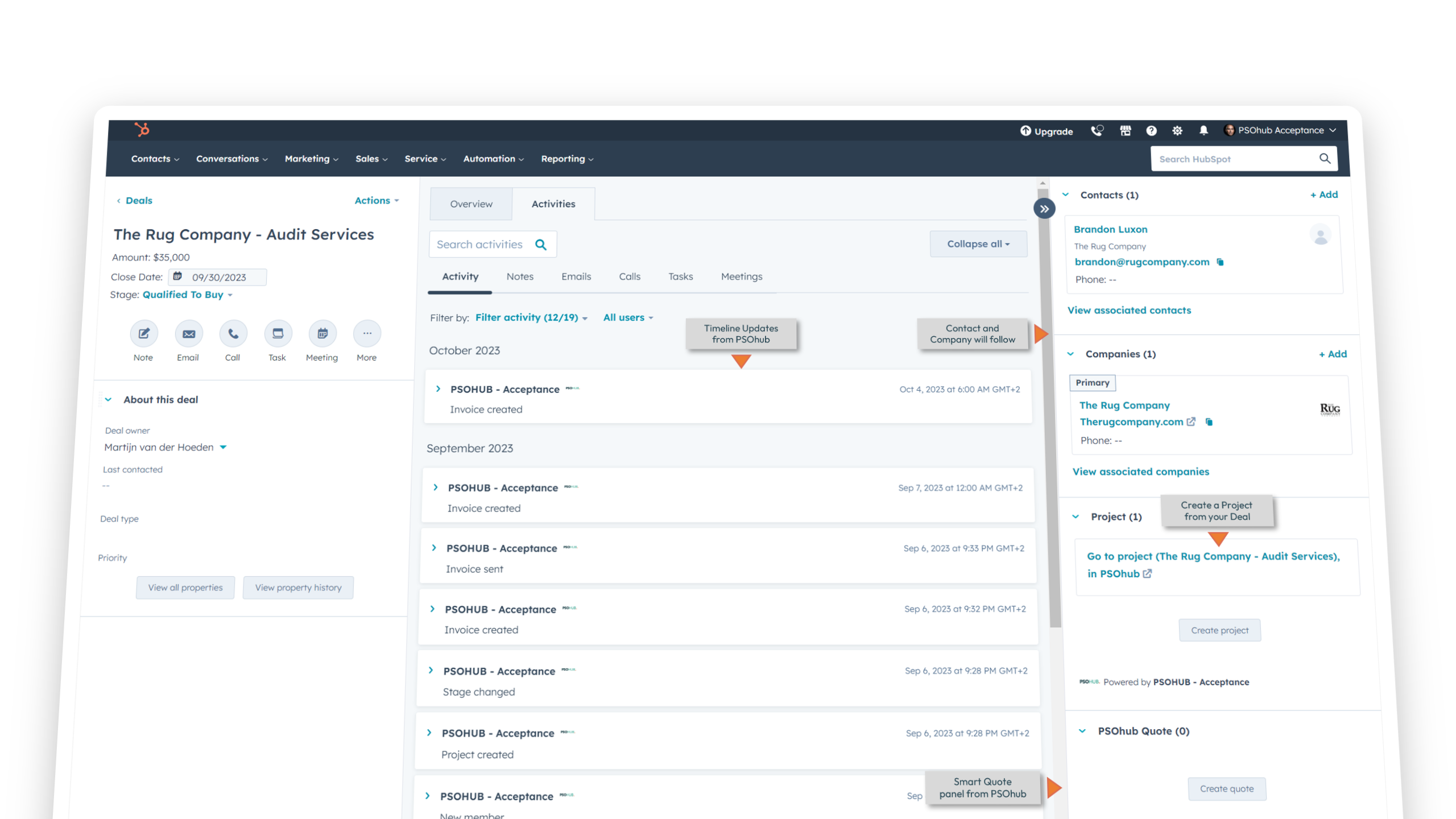 HubSpot Project Management